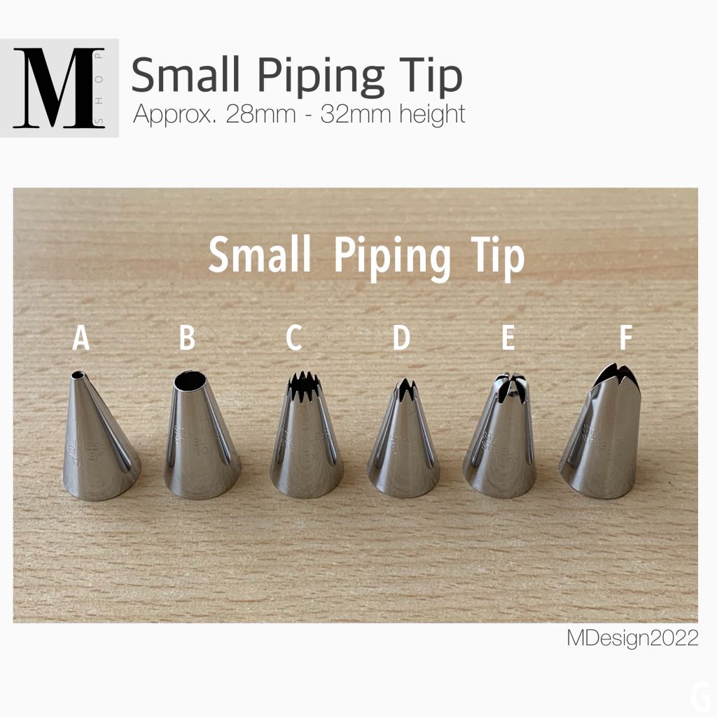 Small Piping Tip, Stainless Steel, Furniture & Home Living, Kitchenware ...