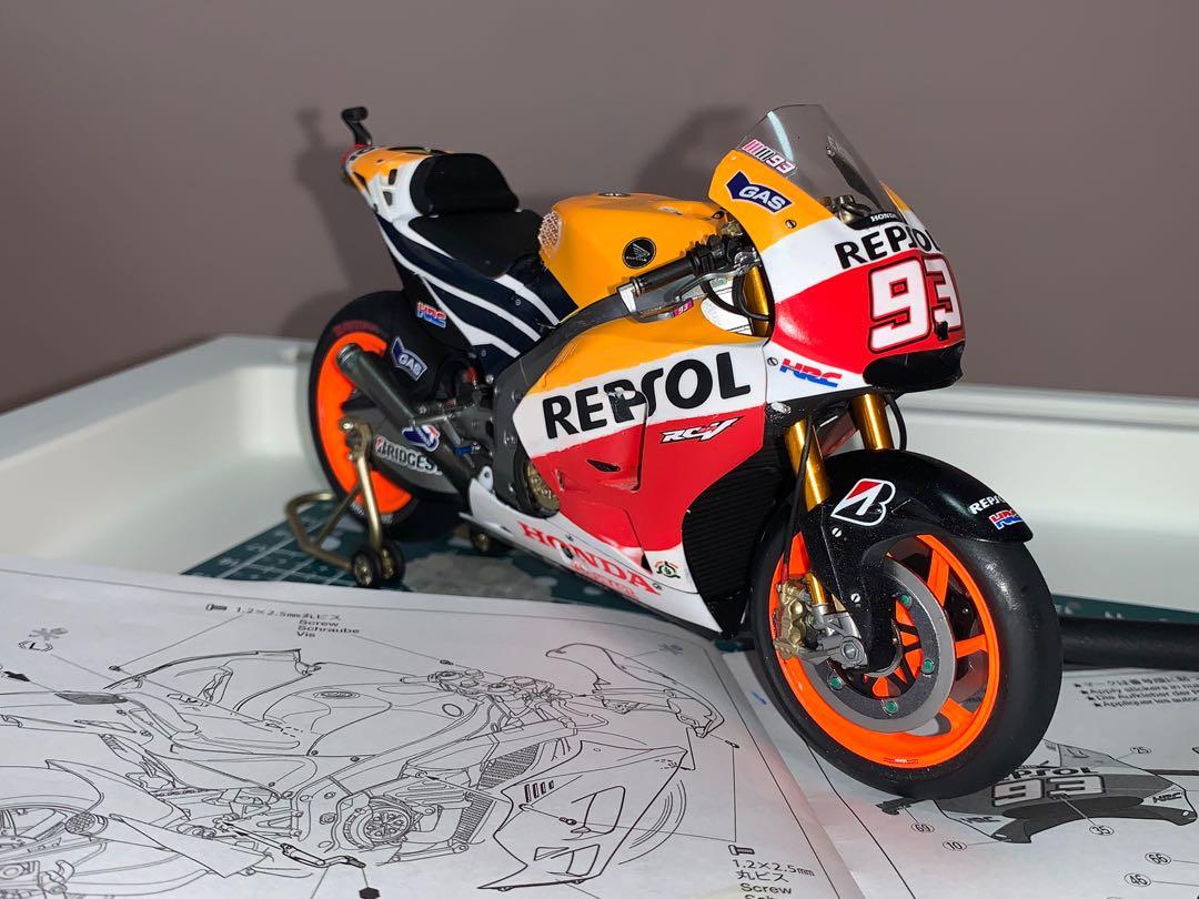 Tamiya 1/12 Honda repsol rc213v 2014 champion, Hobbies & Toys, Toys ...