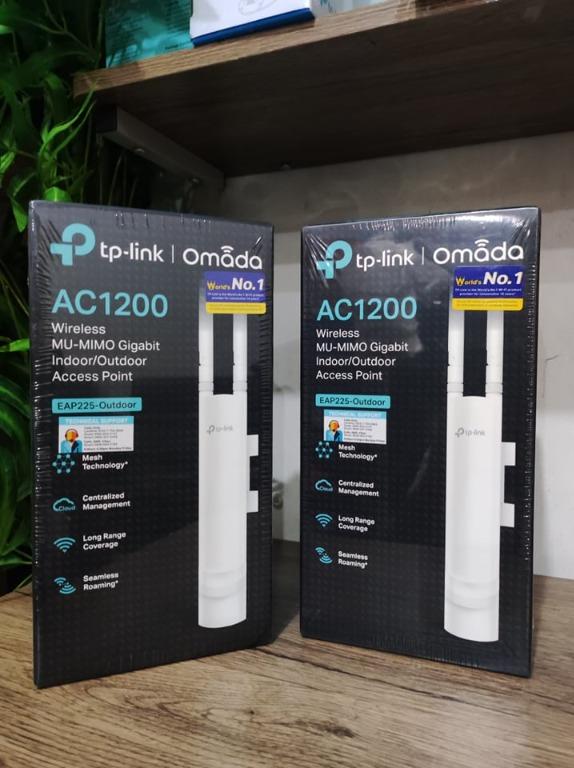 TP LINK EAP 225 Outdoor AC1200 Wireless MU-MIMO Gigabit Indoor/Outdoor ...