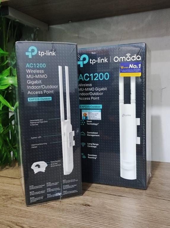 TP LINK EAP 225 Outdoor AC1200 Wireless MU-MIMO Gigabit Indoor/Outdoor ...