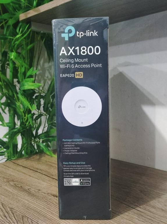 TPLINK EAP 620 HD AX1800 Ceiling Mount WiFi 6 Access Point, Computers ...
