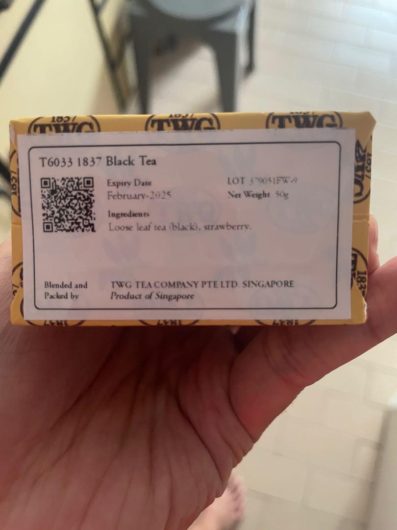 TWG Loose Tea Leaves Pack, Food & Drinks, Beverages on Carousell