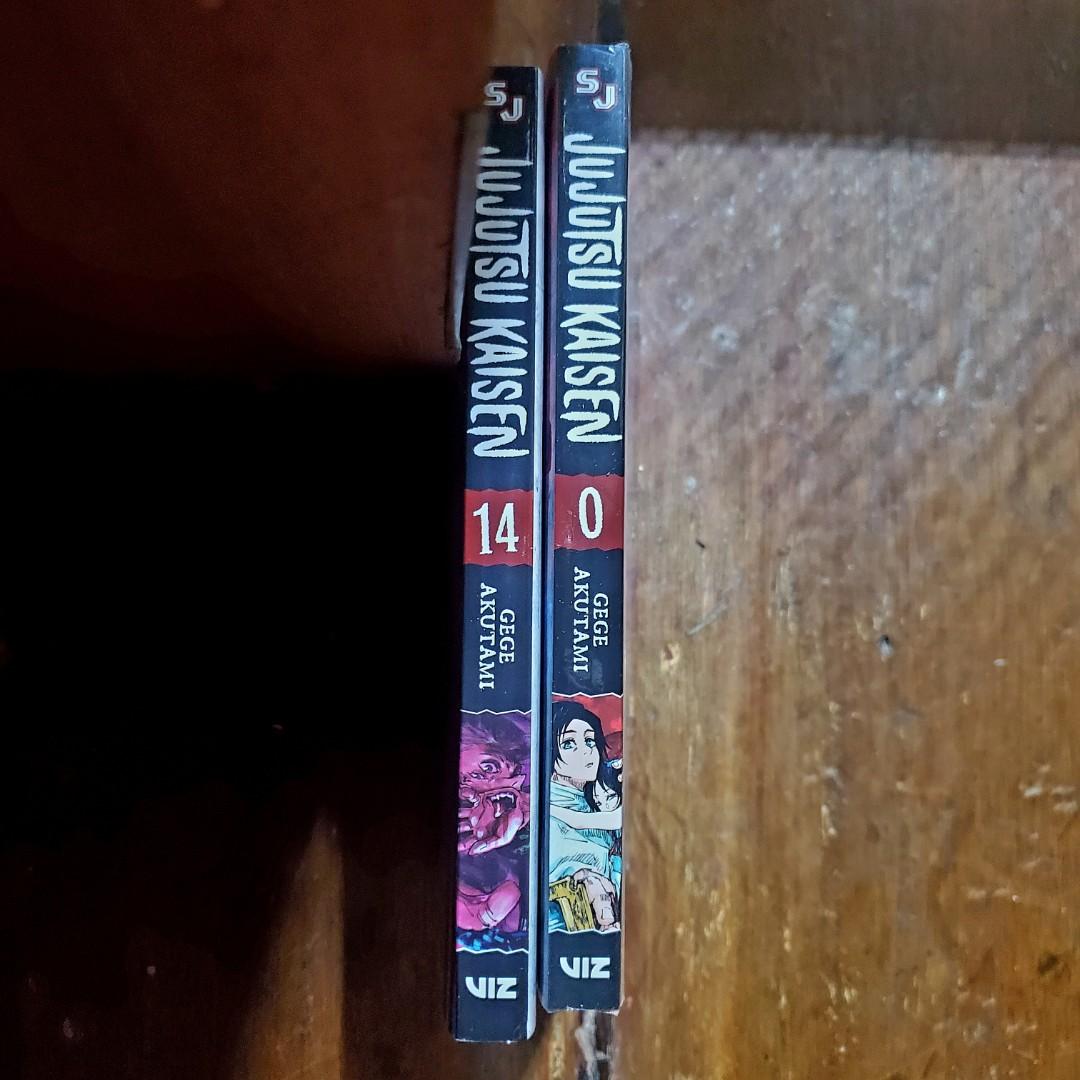 [USED] Jujutsu Kaisen JJK Manga Bundle Volume 0 and Volume 14, Hobbies ...
