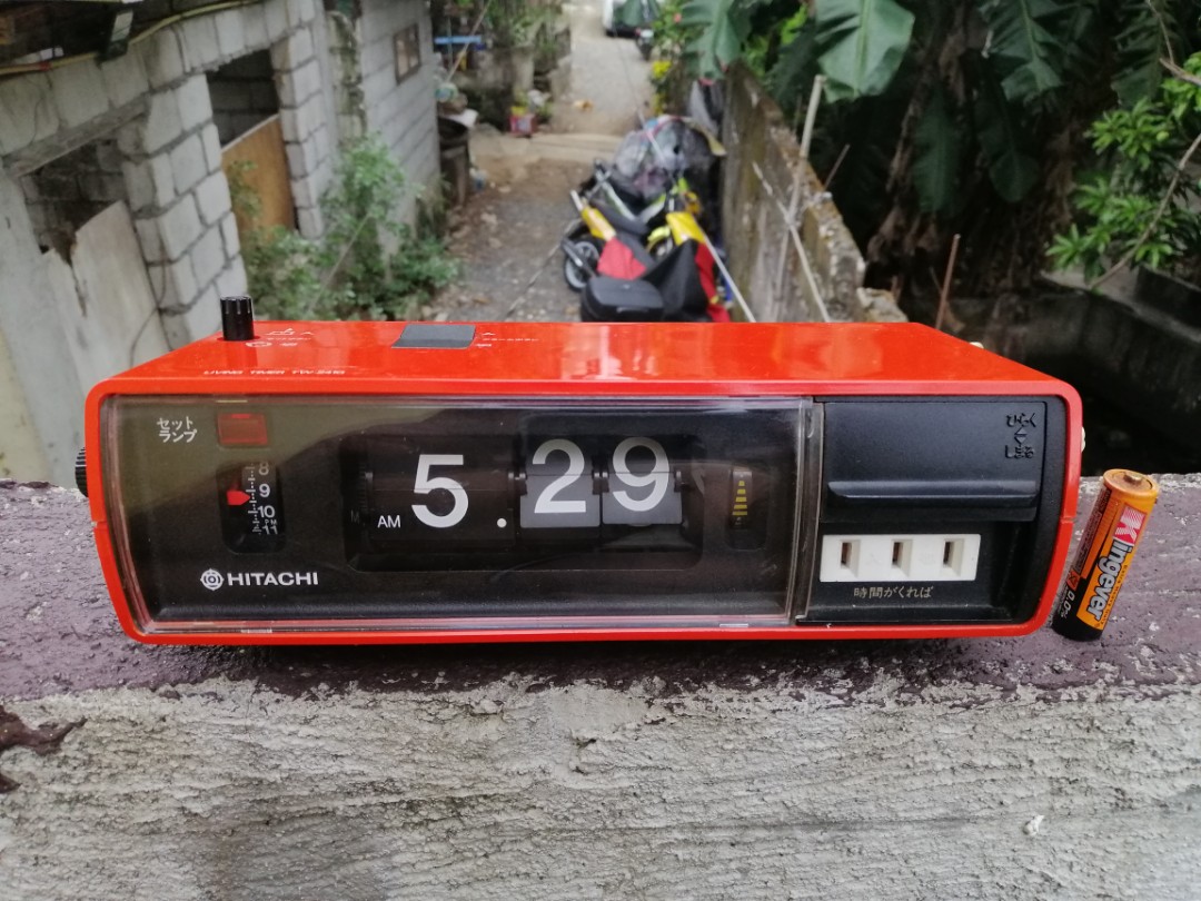 Vintage Hitachi TW-241G COPAL FLIP CLOCK 110V From japan! with issue ...