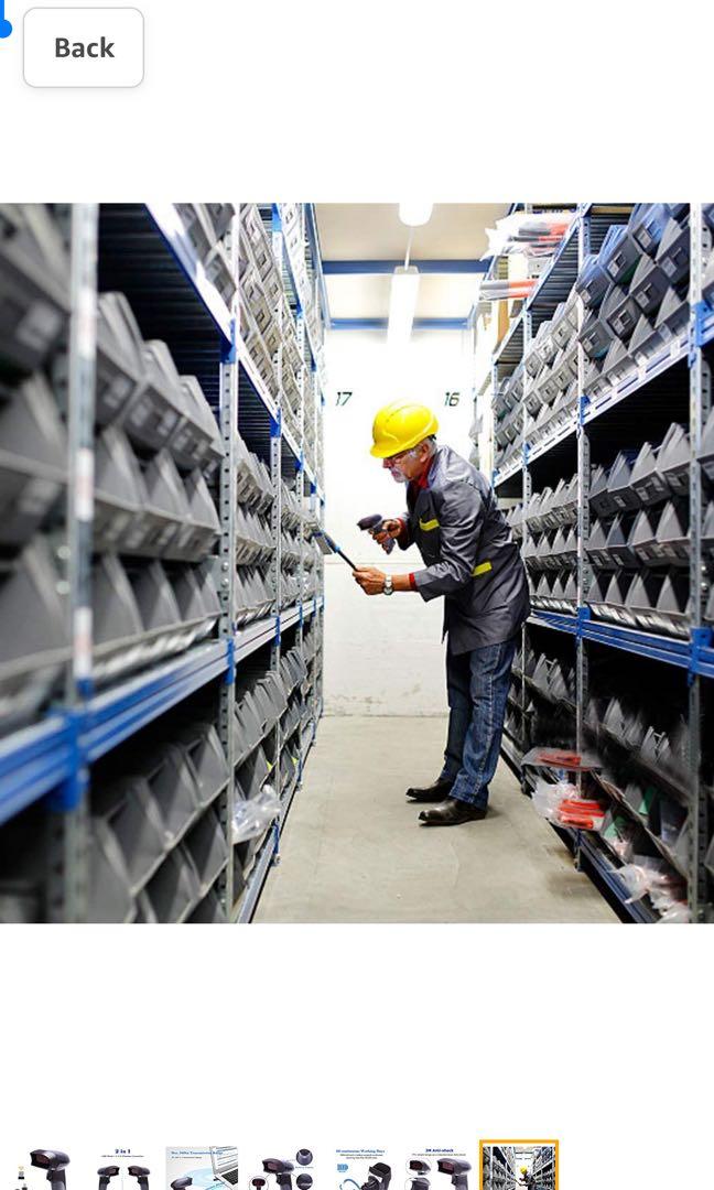 Wireless Handheld Barcode Scanner BEVA 2-in-1 Wired Bar Code Reader 2 ...