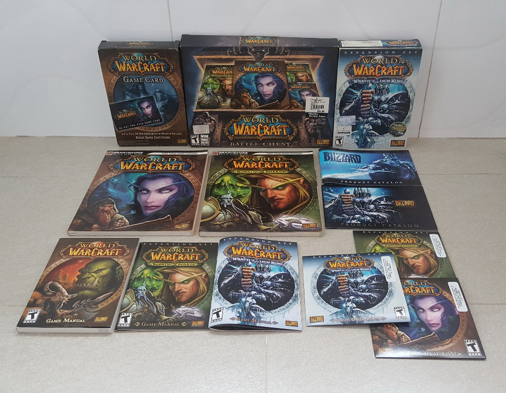 World of Warcraft Battle Chest & The Burning Crusade Expansion Set ...