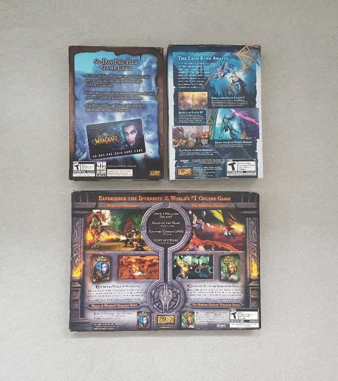 World of Warcraft Battle Chest & The Burning Crusade Expansion Set ...