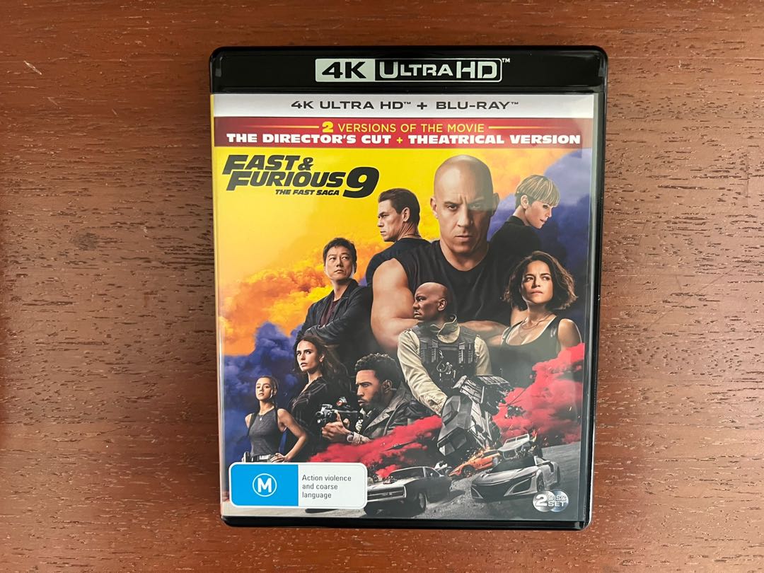 4K Ultra HD Only New Fast & Furious 9 The Fast Saga, Hobbies & Toys ...