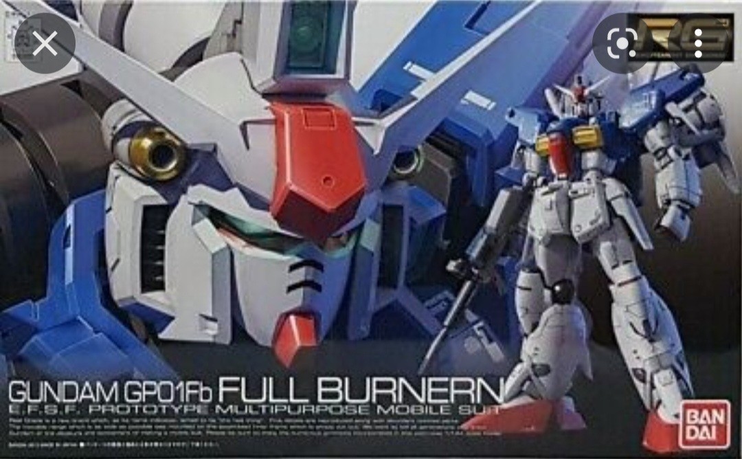 全新未砌 bandai rg gp01fb 高達模型, 興趣及遊戲, 玩具 & 遊戲類 - Carousell