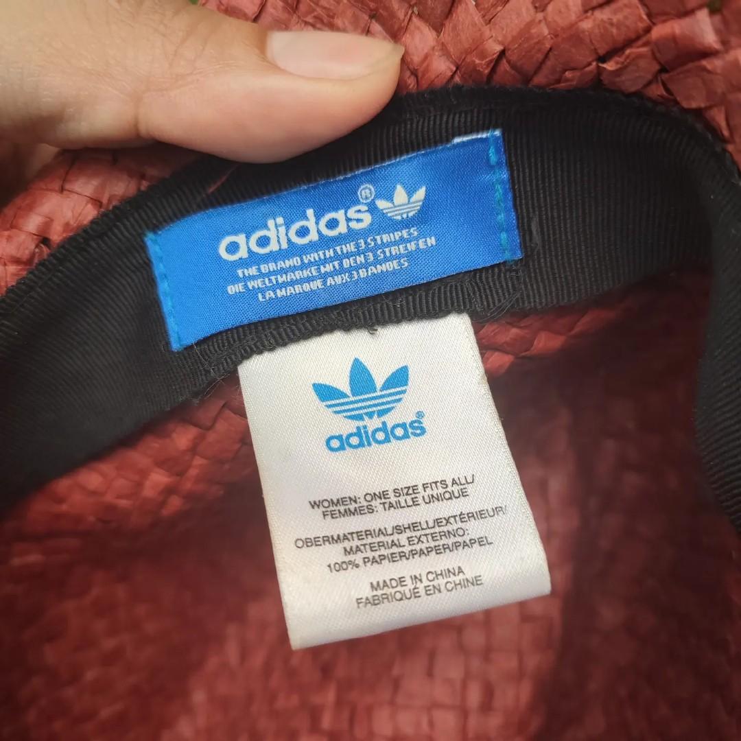 ADIDAS ORIGINALS STRAWHAT, Fesyen Wanita, Aksesoris di Carousell