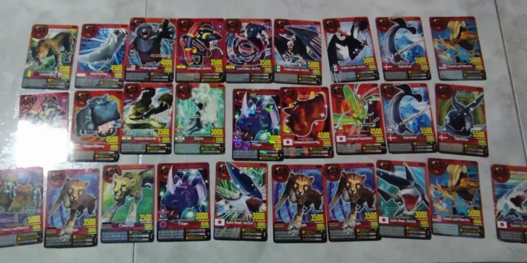 Animal Kaiser VER 2-6 Red Cards Animal Cards VER 2 to 6 Version 2-6 ...