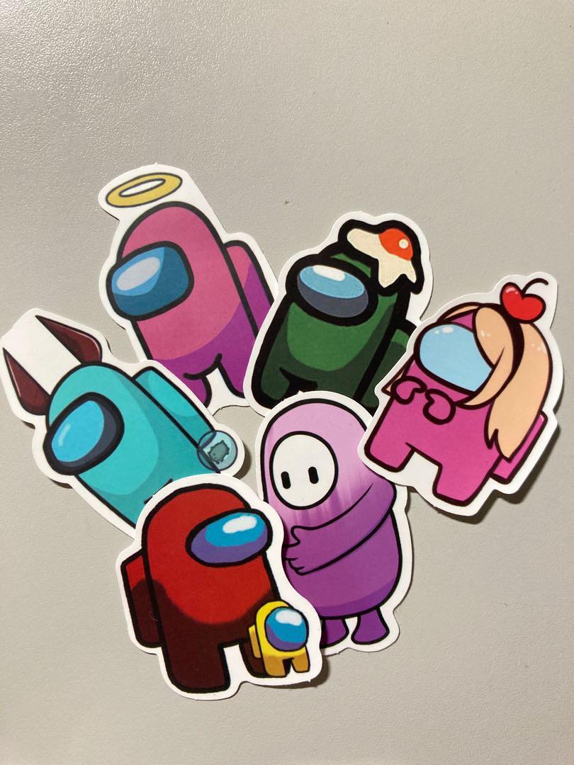 AMONG US Matte Stickers, Hobbies & Toys, Stationery & Craft, Art ...