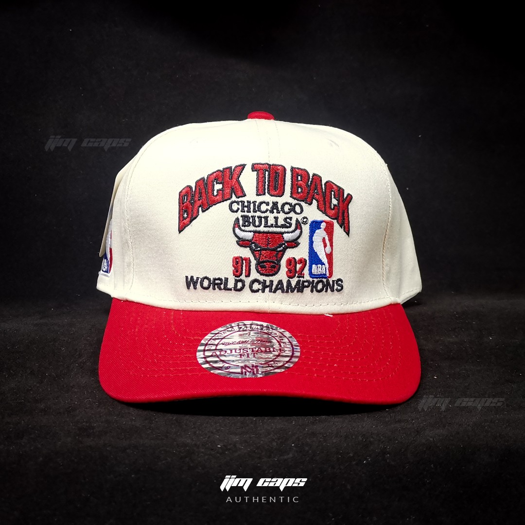 Back to Back Chicago Bulls 91/92 World Champion DLINE Mitchell and Ness ...