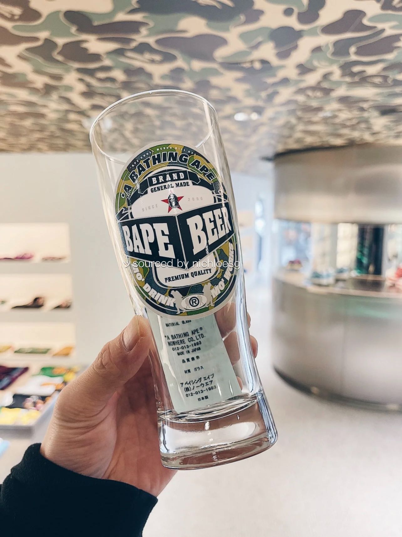 BAPE BEER GLASS, Furniture & Home Living, Furniture, Other Home ...