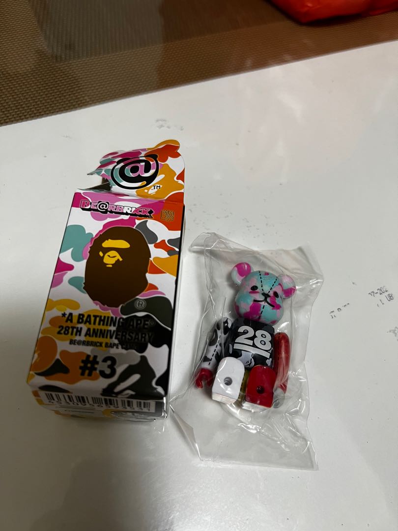 Bearbrick A Bathing Ape #3 Super Rare Unit Secret Design, Hobbies ...