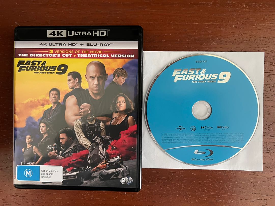 Blu-ray New The Fast & Furious 9 The Fast Saga, Hobbies & Toys, Music ...