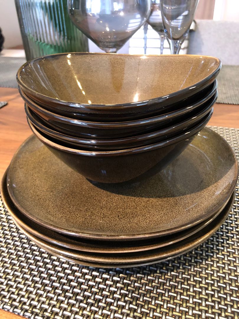 BN Luzerne Bowls and Plates Set, Furniture & Home Living, Kitchenware ...