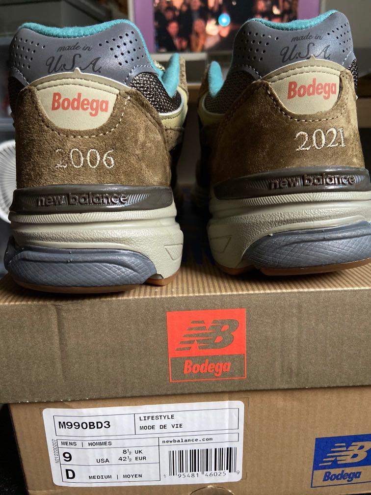 Bodega New Balance 990v3, Men's Fashion, Footwear, Sneakers on Carousell
