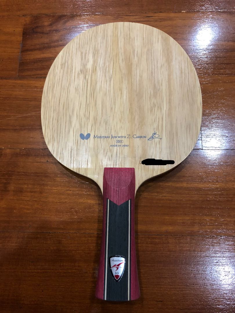 Butterfly Mizutani ZLC, Sports Equipment, Sports & Games, Racket & Ball ...