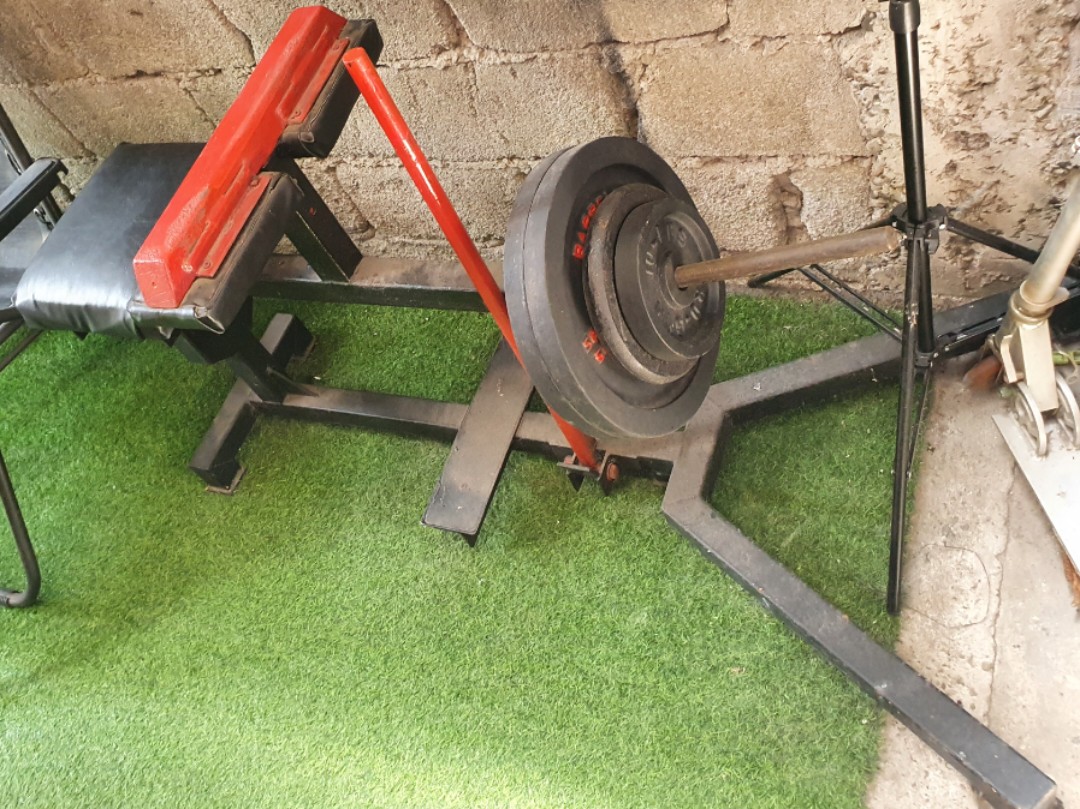 Calf raise machine calves gym equipment, Sports Equipment, Exercise ...