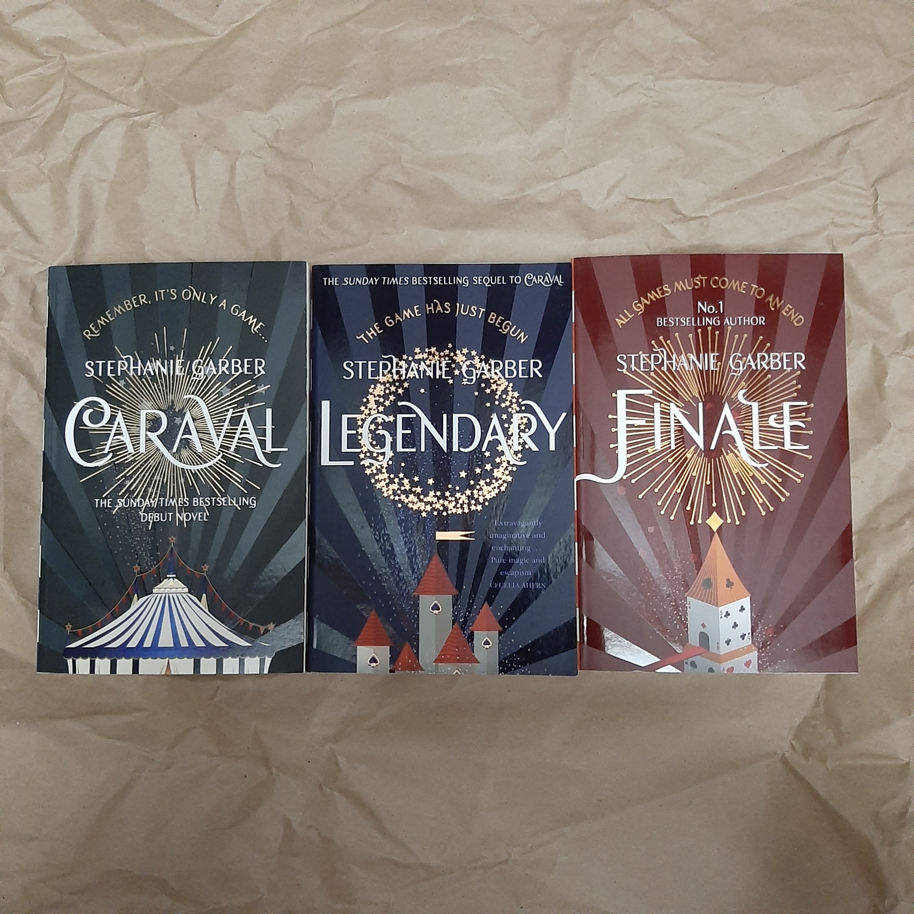 Caraval Trilogy (Caraval, Legendary, Finale) by Stephanie Garber, Hobbies & Toys, Books ...