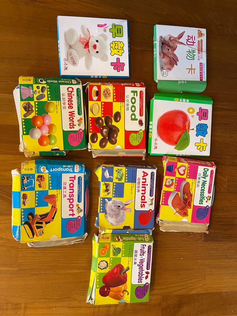 Chinese (with English) flash cards, Babies & Kids, Infant Playtime on ...