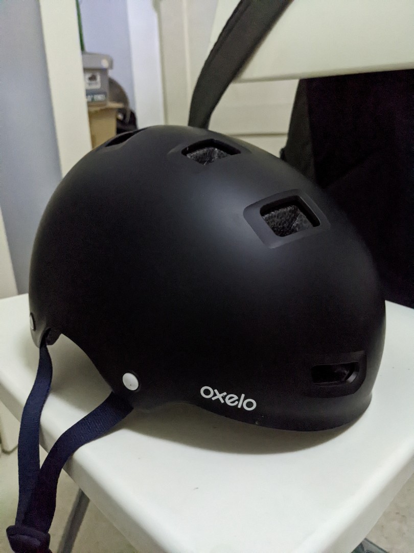 Decathlon Oxelo Helmet, Sports Equipment, Bicycles & Parts, Parts ...