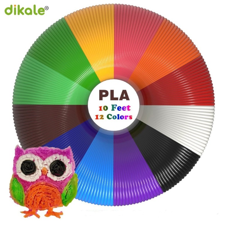 Dikale 3m x 12 color 3D Printing Ma, Computers & Tech, Laptops ...