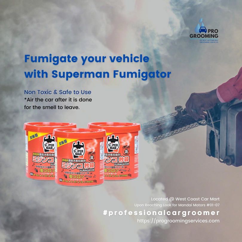 DIY Car fumigation services cockroach, Car Accessories, Car Workshops ...