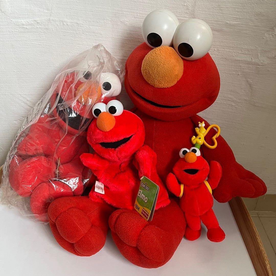 Sesame Street Elmo Soft Toys, Hobbies & Toys, Toys & Games on Carousell