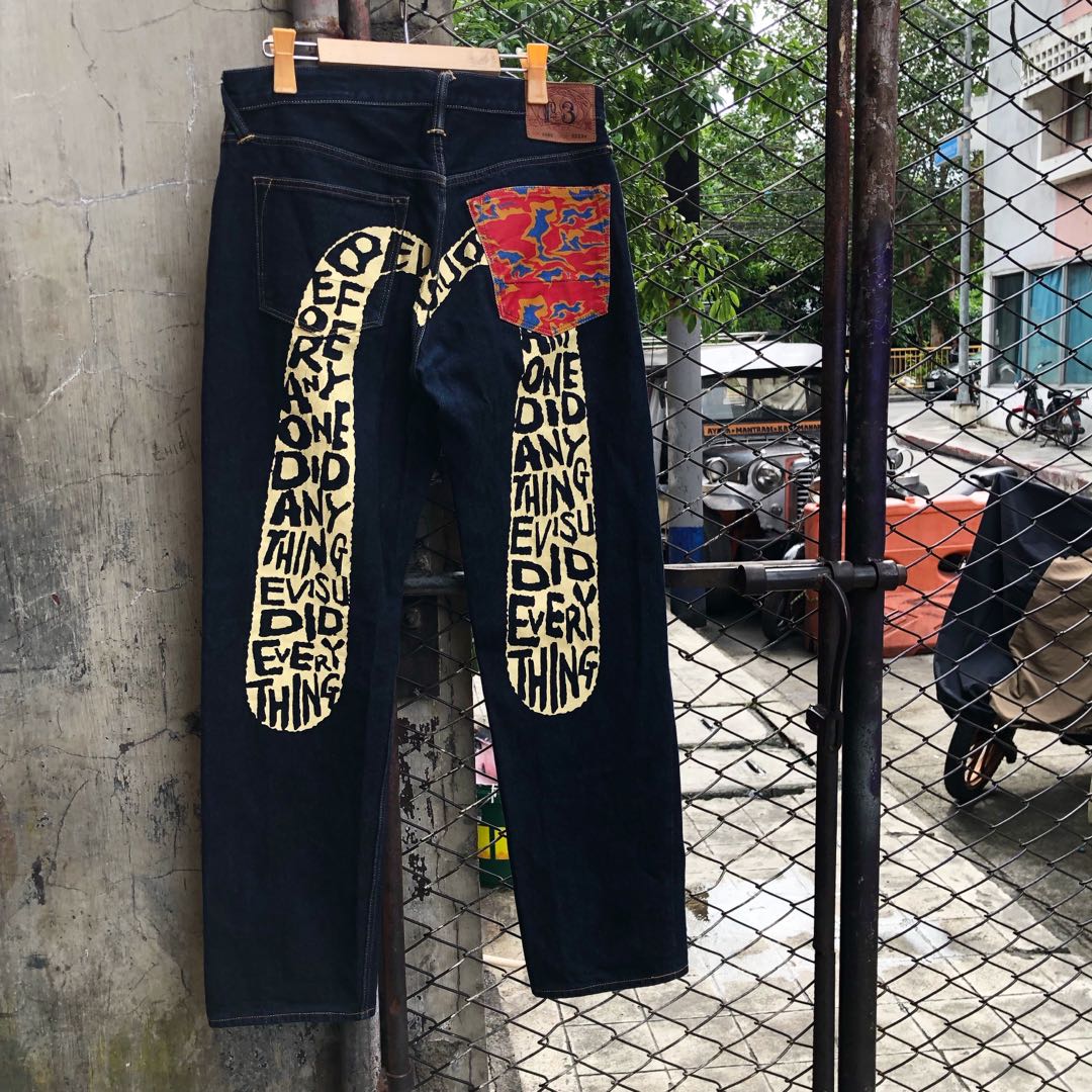 EVISU, Men's Fashion, Bottoms, Jeans on Carousell