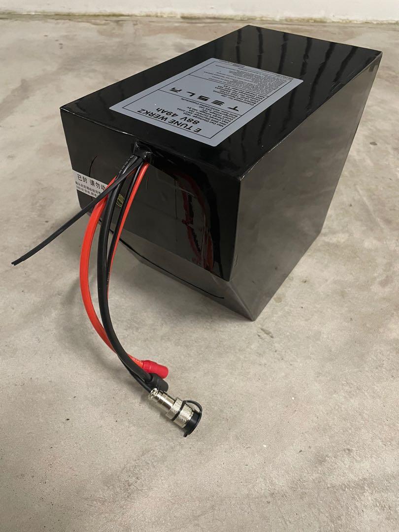 Fiido Custom Battery Built to fit frame Custom Shape Fiido 60v 72v 84v ...