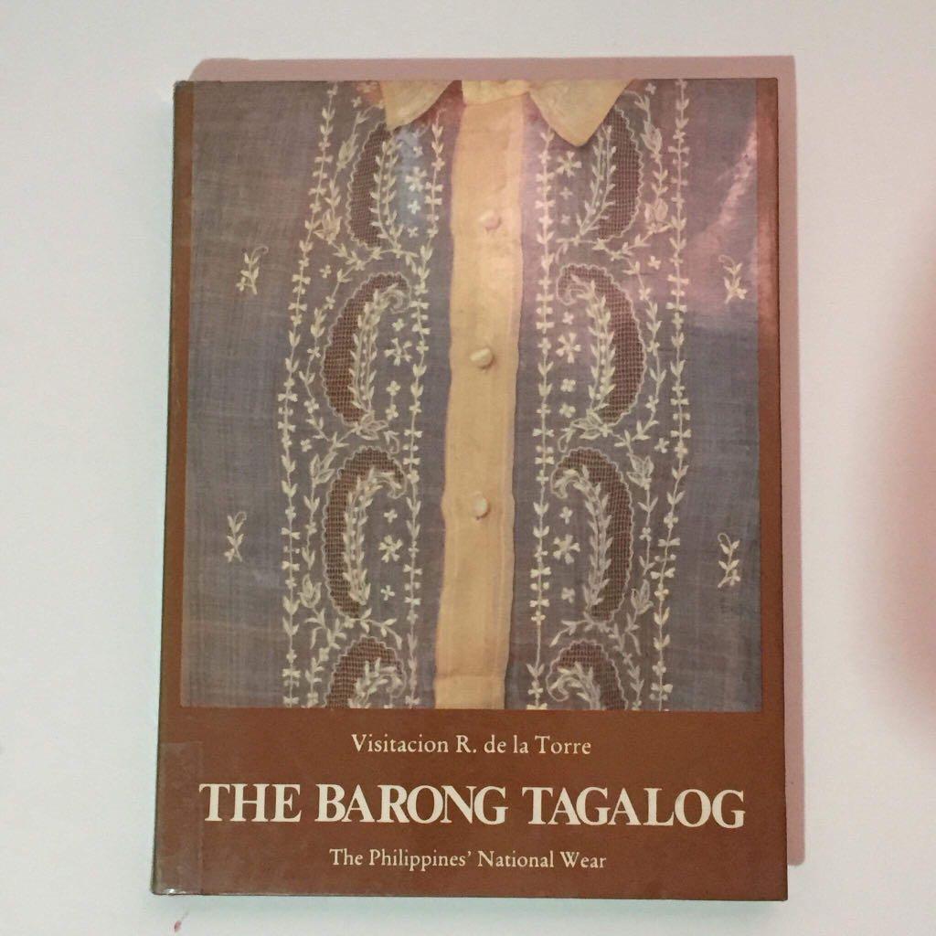 FILIPINIANA BOOK: The Barong Tagalog, Hobbies & Toys, Books & Magazines ...