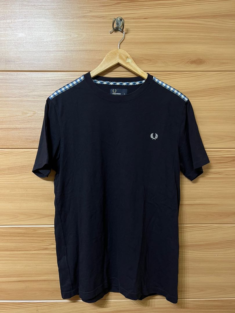Fred Perry Checkered Tape, Men's Fashion, Tops & Sets, Tshirts & Polo ...