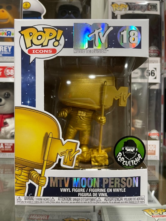 Funko Pop! MTV MOON PERSON (GOLD), Hobbies & Toys, Toys & Games on ...
