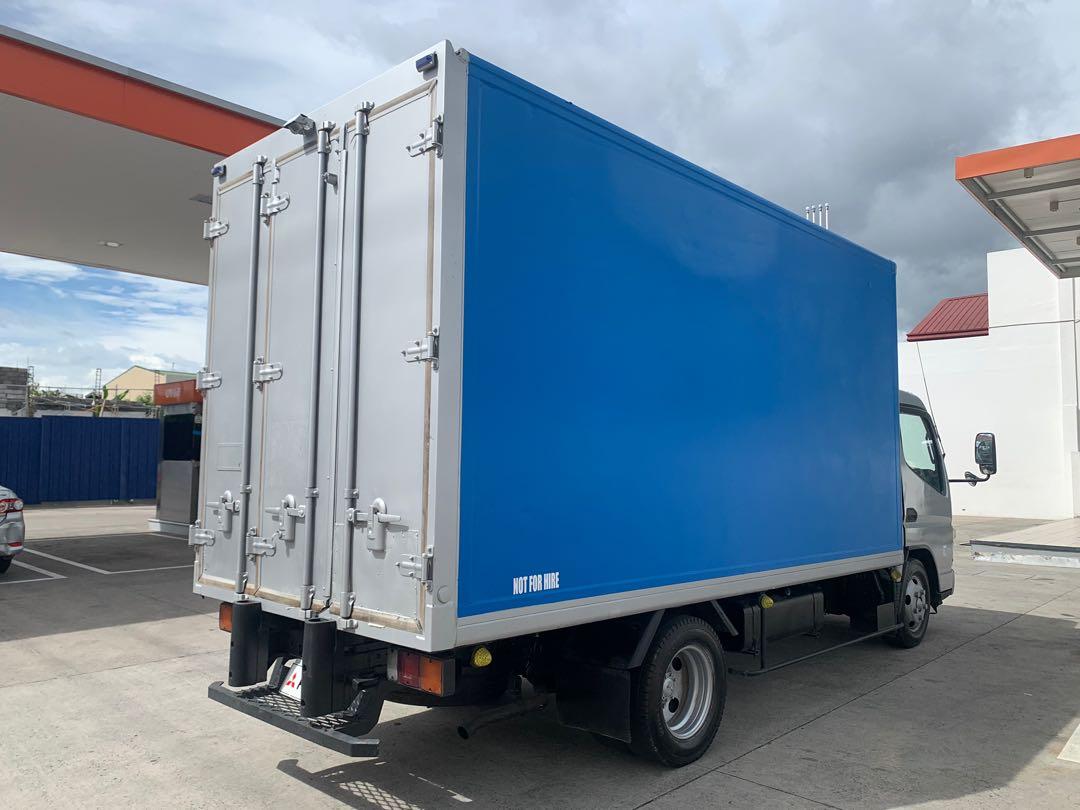 Fuso Canter Aluminum Closed Van 14 FT 4M50 Turbo Vs Isuzu Elf Manual ...