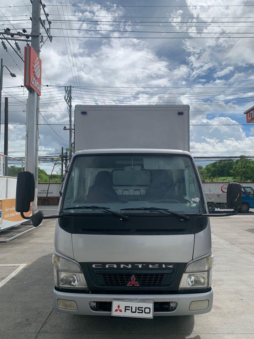 Fuso Canter Aluminum Closed Van 14 FT 4M50 Turbo Vs Isuzu Elf Manual ...