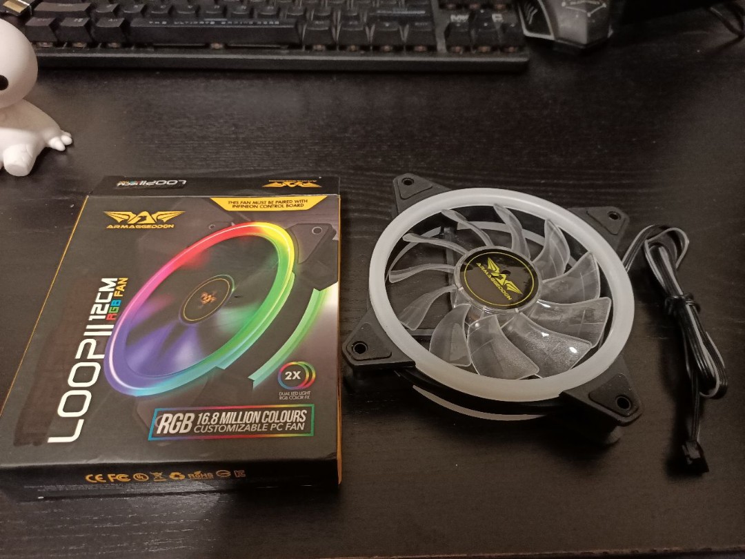 Good and cheap case fan - Armageddon NIMITZ Loop II RGB PC Fan ...