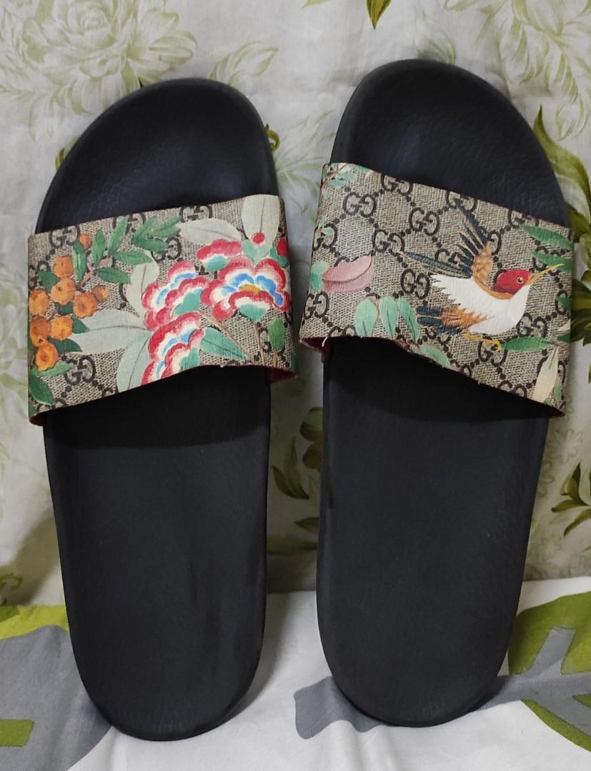 Gucci hummingbird slides, Women's Fashion, Footwear, Slippers and ...