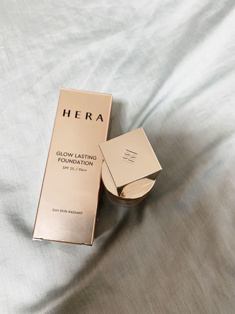 HERA Glow Lasting Foundation 21N1 Vanilla, Beauty & Personal Care, Face ...