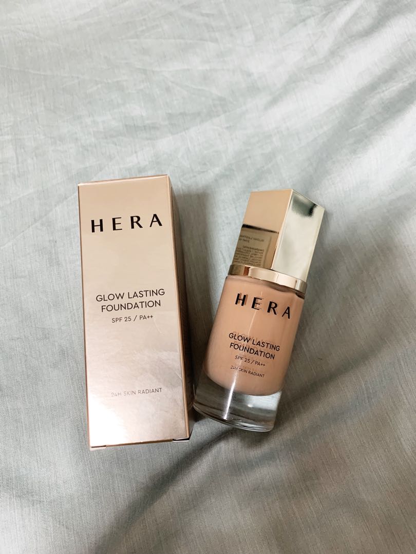 HERA Glow Lasting Foundation 21N1 Vanilla, Beauty & Personal Care, Face ...