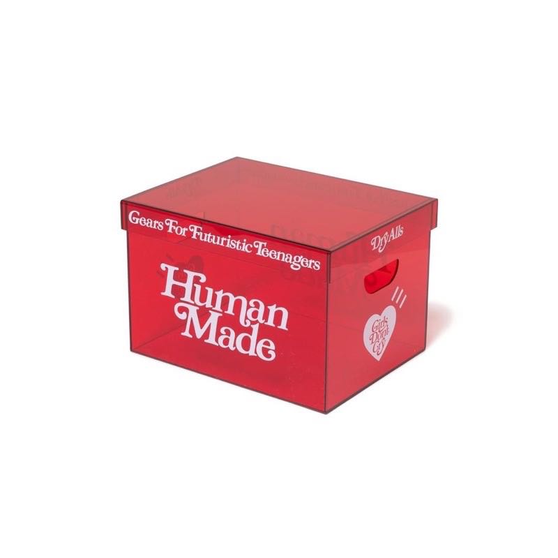 Human made x GDC ACRYLIC FILE BOX 聯名 置物箱 箱子 萬用箱 擺飾, 家具及居家用品, 廚具和餐具, 食物 ...
