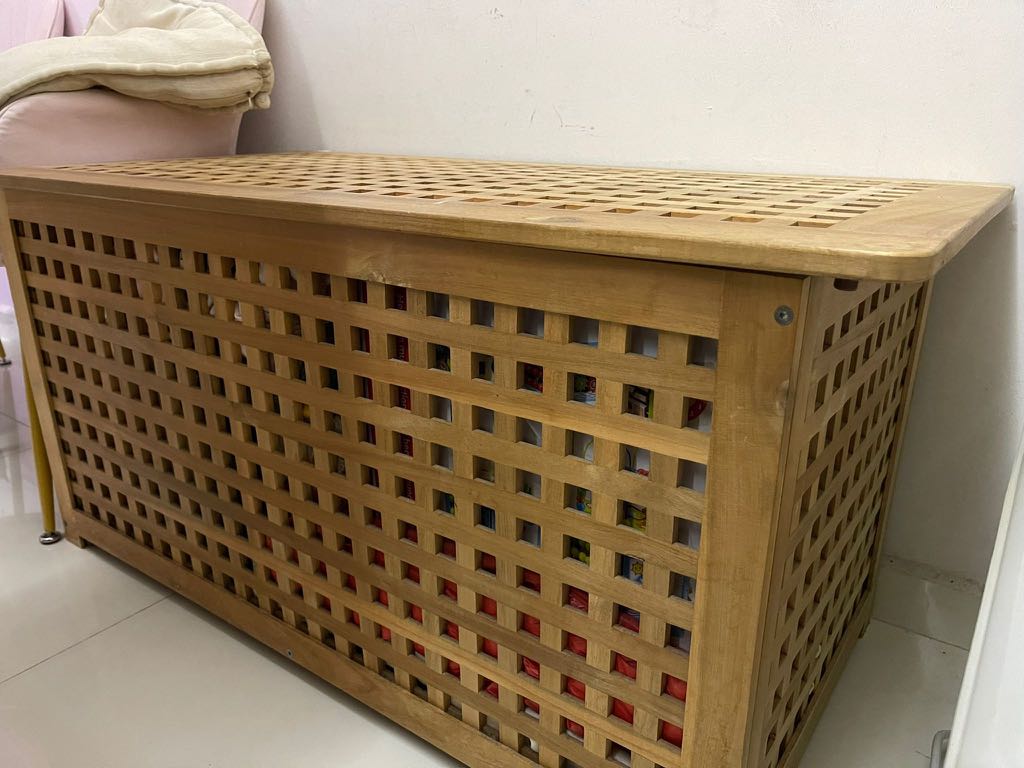 IKEA storage table, Furniture & Home Living, Furniture, Tables & Sets ...