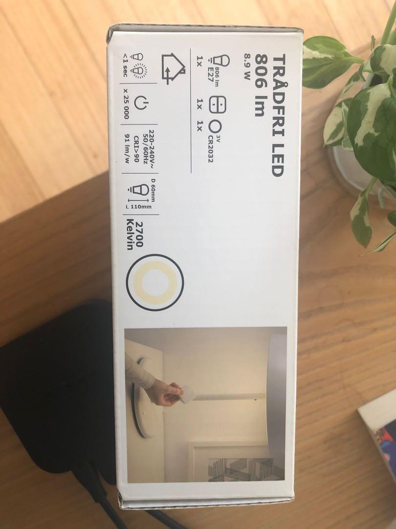 IKEA Tradfri Bulb & Dimmer, Furniture & Home Living, Lighting & Fans ...