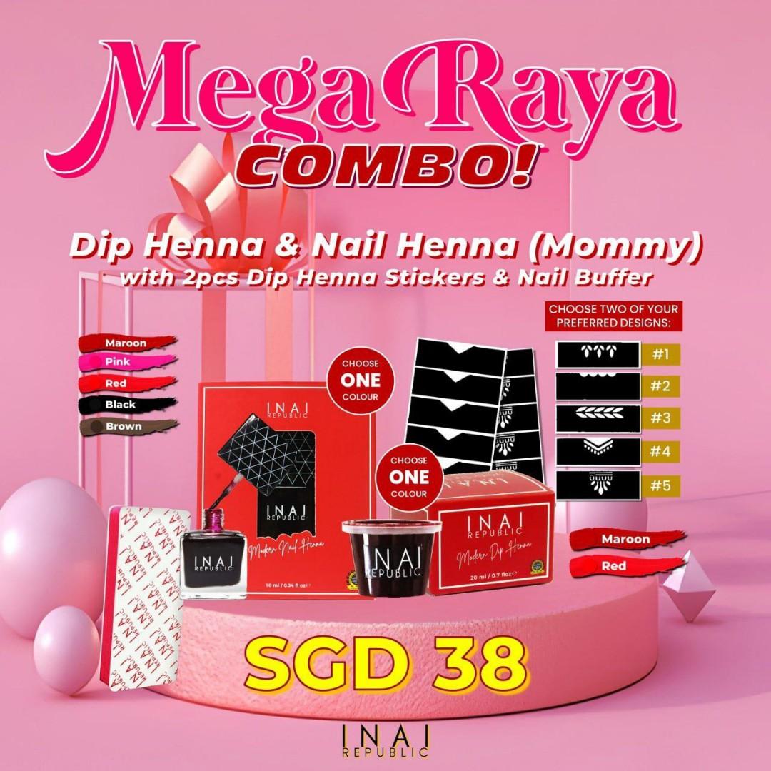 INAI REPUBLIC - MEGA RAYA COMBO, Beauty & Personal Care, Hands & Nails ...