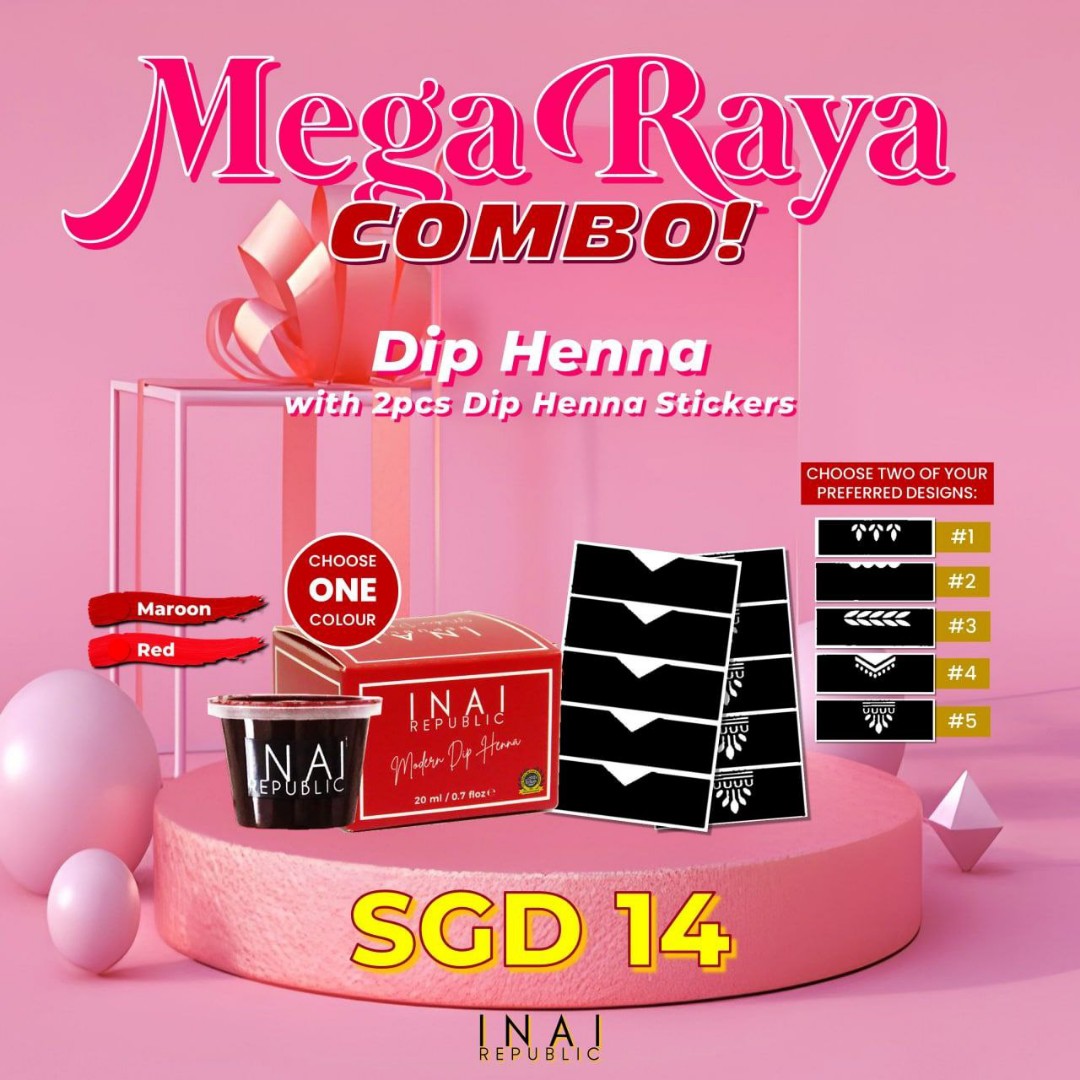 INAI REPUBLIC - MEGA RAYA COMBO, Beauty & Personal Care, Hands & Nails ...