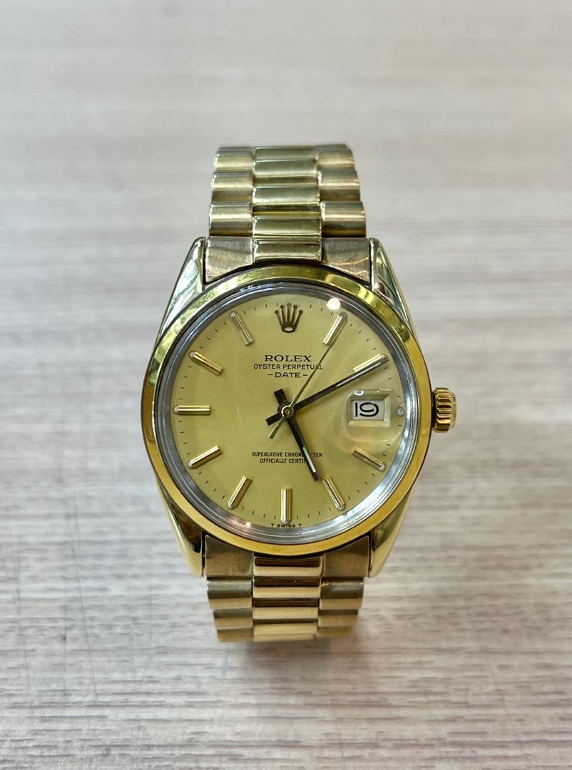 JE-ROLEX 15505 (9kYG-CUSTOM MADE BRACELET), Luxury, Watches on Carousell