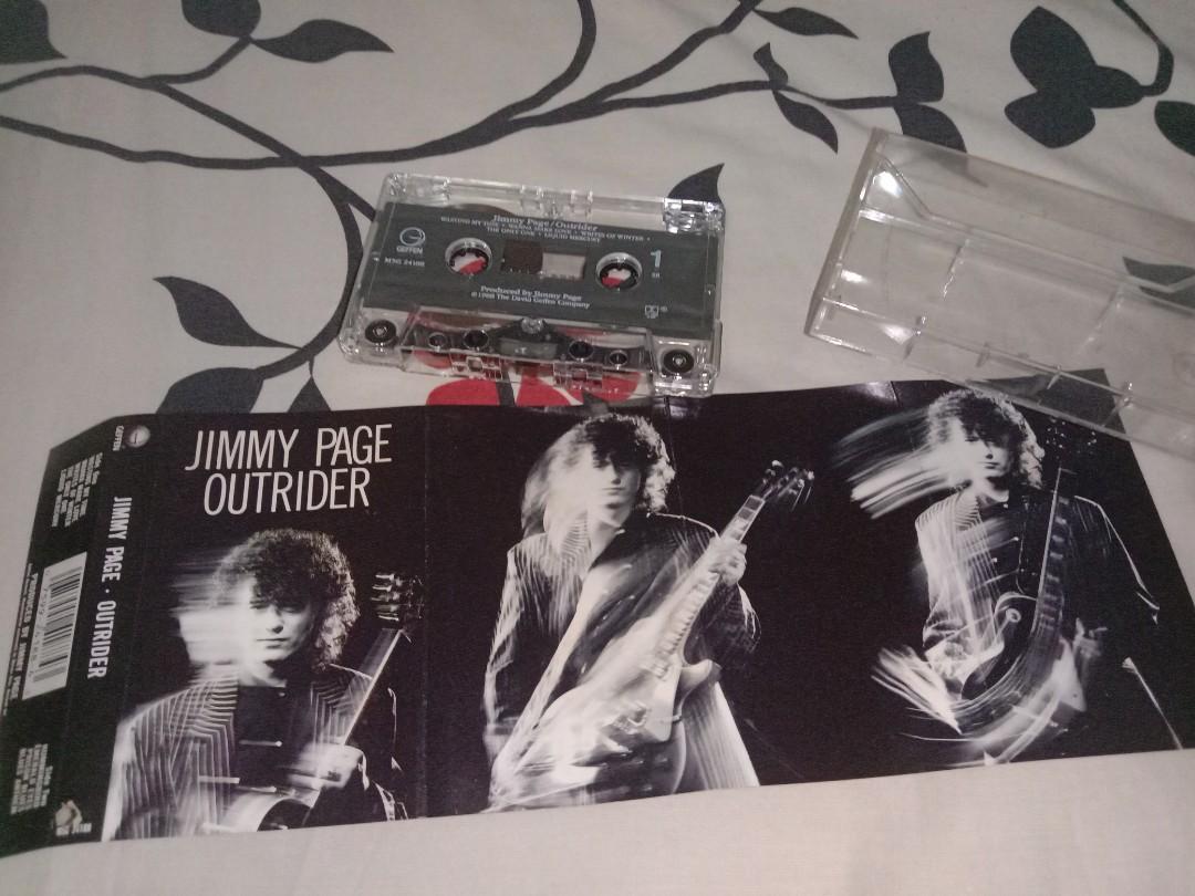 JIMMY PAGE OUTRIDER ORIGINAL ENGLISH ROCK CASSETTE TAPE, Hobbies & Toys, Music & Media, CDs ...