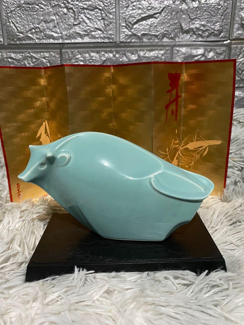 Light blue carabao figurine, Furniture & Home Living, Home Decor, Other ...