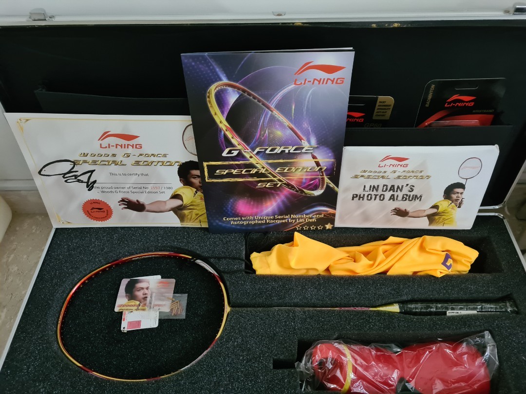 Lin Dan G force limited edition, Sports Equipment, Other Sports ...